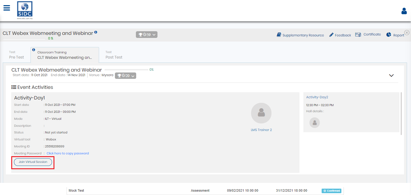 Quick Start Guide to Webinar - SIDC